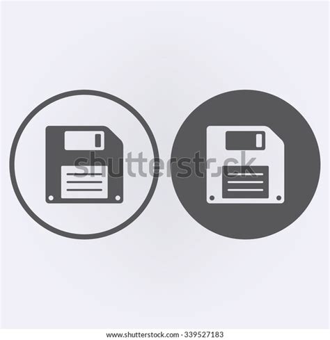 Floppy Disk Icon Circle Stock Photos 2 343 Images Shutterstock