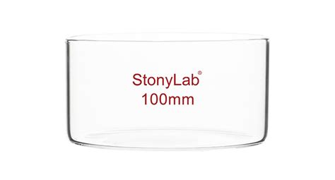 Stonylab Crystallizing Dish Thick Wall High Borosilicate Glass