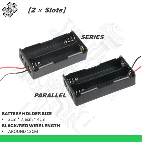 Englab★18650 Battery Holder Socket With Wire Multiply Size Options