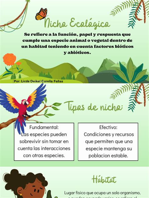 Nicho Ecológico Y Su Importancia Pdf Ecología Nicho Ecológico