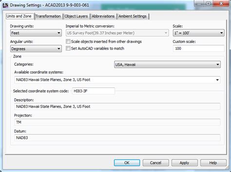 Solved Setting A State Plane Coordinate System Longitude And Latitude