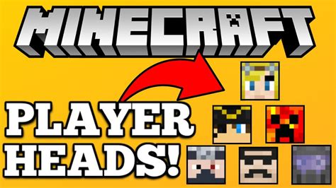 Minecraft 1 14 Get Player Heads NEW Method YouTube