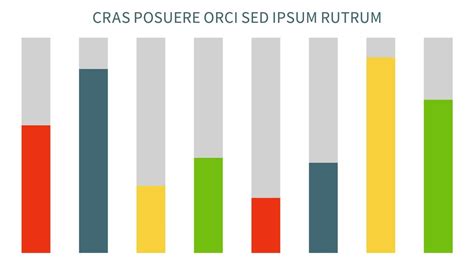 Gráfico De Colunas Diagrama De Dados De Cores Relatório De Negócios