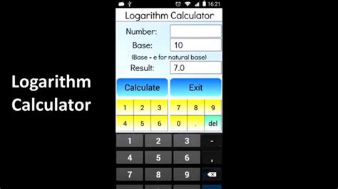 Logarithm Calculator Youtube