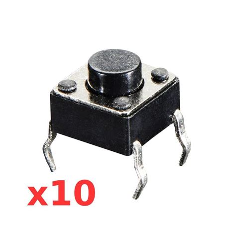 5 X Small Tactile Button 6mm