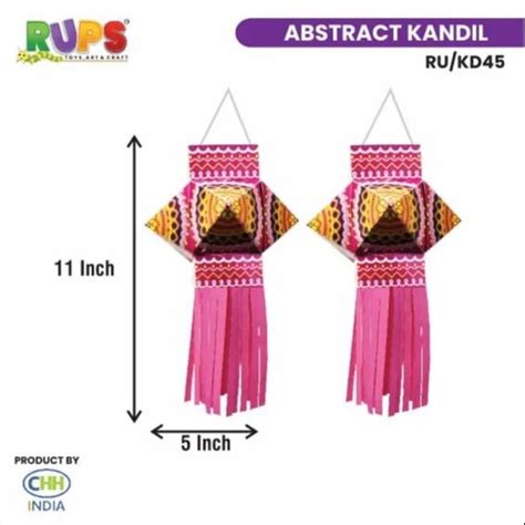 Simple Paper Abstract Kandil At ₹ 08 Piece In Bhiwandi Id 2855063435073