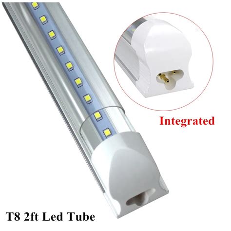 1pclot Led Tube T8 2ft 10w Integrated Tube Lamp 600mm Led Bulbs Tube