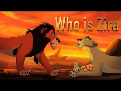 Lion King Scar And Zira As Cubs