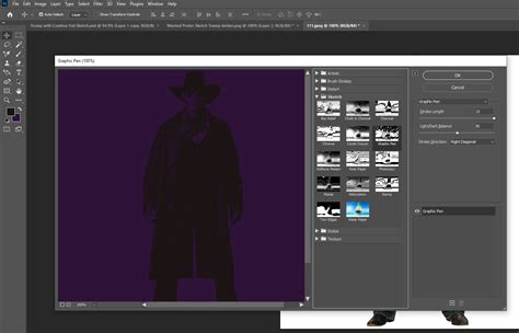 Graphic Pen Sketch Filter Is Purple Adobe Support Community 13916358