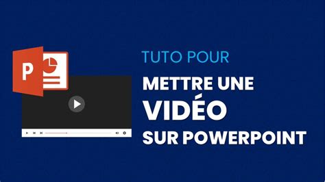 Comment Mettre Une Vidéo Sur Powerpoint Simple Slide
