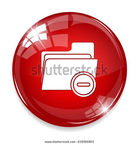 Remove Folder Icon Stock Vector Royalty Free 658486801 Shutterstock