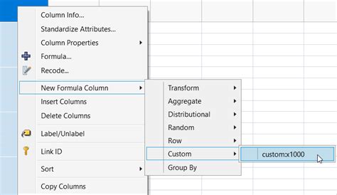 Custom Transform Example Custom Transform Example
