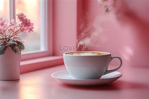 김이 나는 커피 사진 무료 다운로드 Lovepik