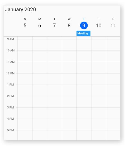 Appointments In Flutter Event Calendar Widget Syncfusion