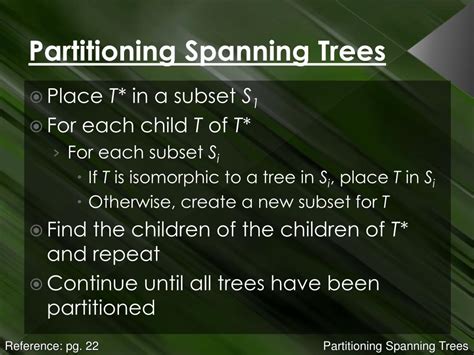 Ppt Partitioning The Labeled Spanning Trees Of An Arbitrary Graph Into Isomorphism Classes
