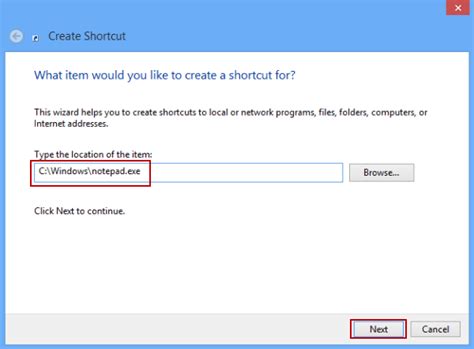 2 ways to create a notepad shortcut on windows 8 8 1 desktop