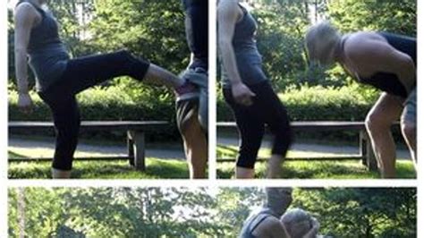 Outdoor Nutcracker Lady J Apple Version Ballbusting Clips4sale