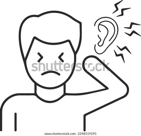 Ear Infection Icon Ear Disease Icon Stock Vector Royalty Free