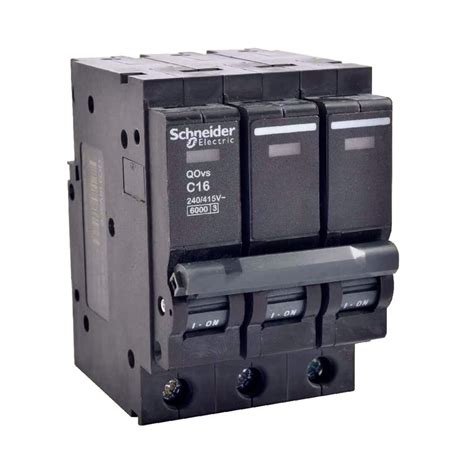 Breaker Trifásico De 70a Enchufable Modelo Qo370vsc6 Schneider Electric En Promart