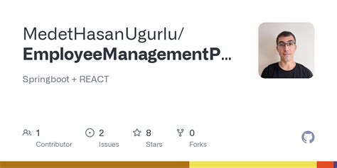 Github Medethasanugurluemployeemanagementproject Springboot React