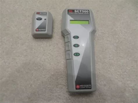Megger Comms Wire Cable Tester Sct500 Structured Cabling Wiring Fault Tester £12262 Picclick Uk