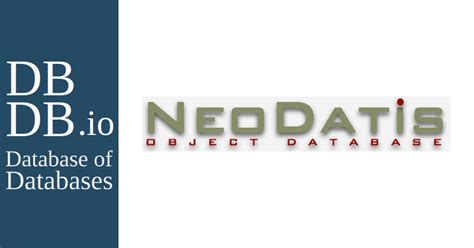 Neodatis Odb Database Of Databases
