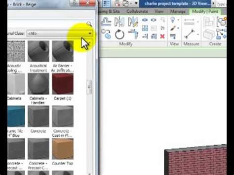 Revit Stacked Wall Custom Materials Part 2 YouTube