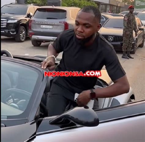 Watch How Rev Obofour And Wife Flaunt 2001 Chrysler Prowler In East Legon Photos