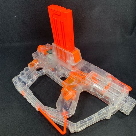 Nerf Modulus Ghost Ops Evader Motorized Blaster Light Up Working See Video