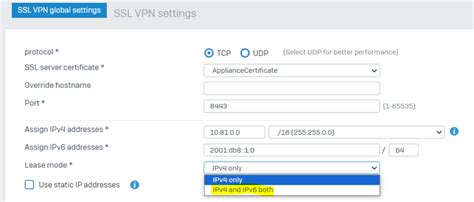 Ssl Vpn Full Tunnel Not Routing Ipv4 Traffic Discussions Sophos