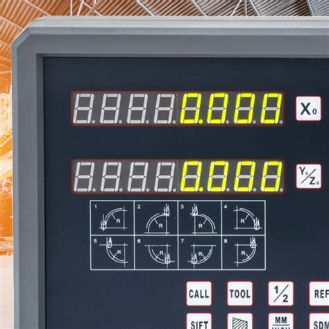 Axis Digital Readout Dro Display Ttl Linear Glass Scale X Mm For Milling VEVOR US