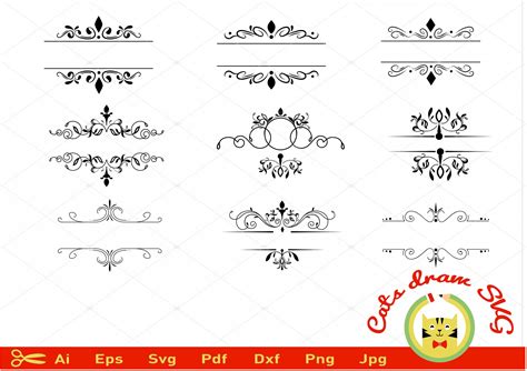 Decorative Underline Vector At Collection Of