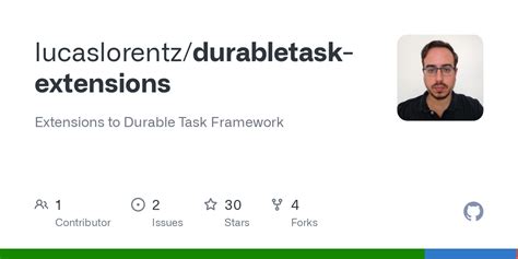 Github Lucaslorentzdurabletask Extensions Extensions To Durable Task Framework