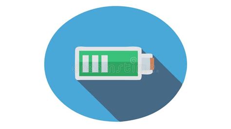 Fully Charged Battery Icon Power Level Indicator Vector Design Generative Ai Stock Vector