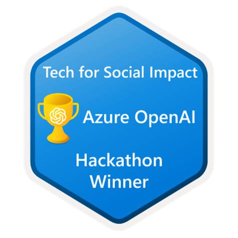 azure openai hackathon winner credly