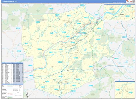 Luzerne County Map Corporate