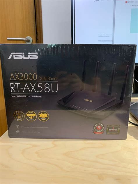 Bnib Asus Rt Ax U Ax Dual Band Wifi Ax Router Computers Tech Parts