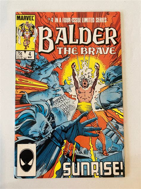 Balder The Brave 4 Comic Book 1987 Vfnm Etsy