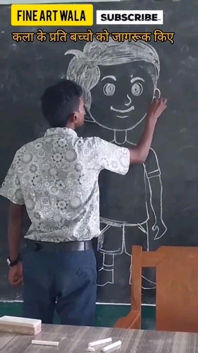 सरकारी विद्यालय में बच्चों को कला के प्रति जागरूक किया Upschool Share