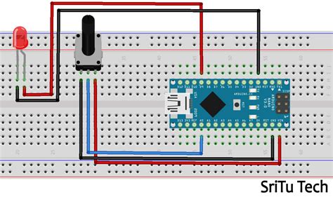 Analog Inputs With Arduino Uno Board Code And Circuit Diagram Sritu
