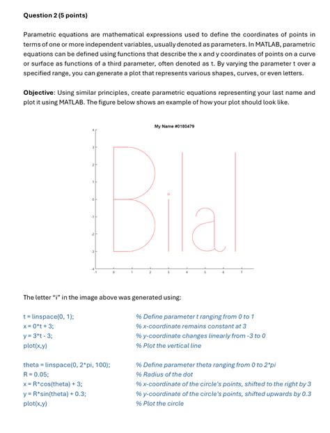Question 2 5 ﻿pointsparametric Equations Are