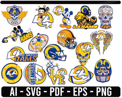 Los Angeles Rams Svg Archivo Rams Logo Svg File For Cricut Etsy Images And Photos Finder