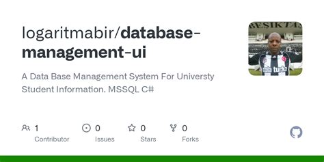 Github Logaritmabirdatabase Management Ui A Data Base Management System For Universty