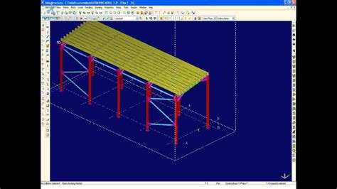Tekla Structures Training 022 3d Xsteel Purlin Connection Youtube