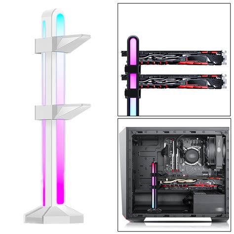 RGB ARGB V V Graphics Card Support Bracket Bending Video Card Sag Holder Height Adjustable
