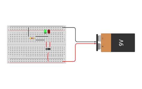 Circuit Design Switching Between Leds Using Slide Switch Tinkercad