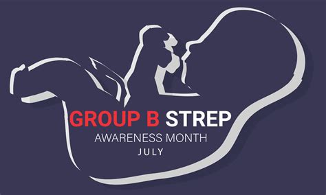 Group B Streptococcus Awareness Month Background Banner Card Poster