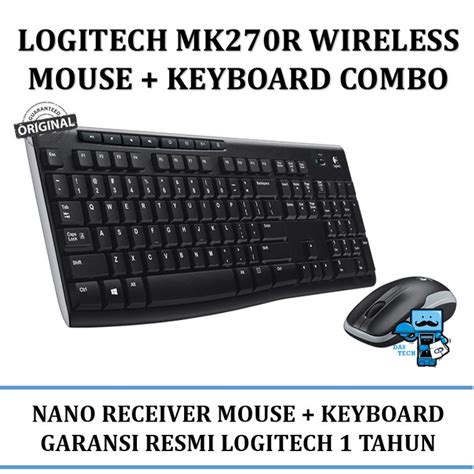 Jual Mouse Keyboard Wireless Logitech Mk270r Mouse And Keyboard Shopee Indonesia