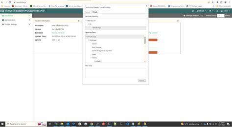 Troubleshooting Tip Ems Certificate Not Trusted W Fortinet Community
