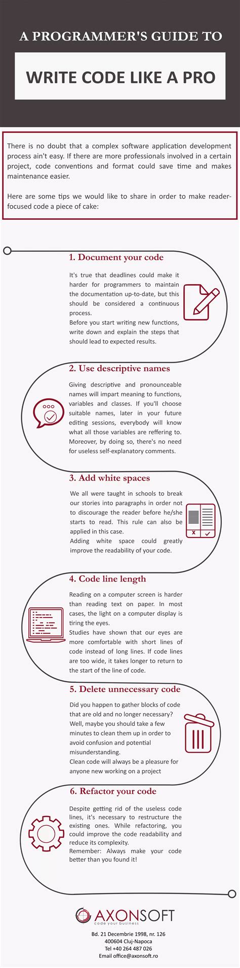 A Programmers Guide To Write Code Like A Pro Infographic Pdf